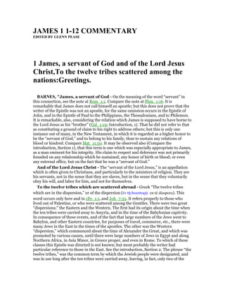 James 1 1 12 commentary | PDF