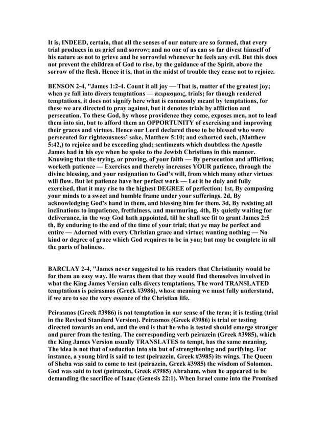 James 1 1 12 commentary | PDF