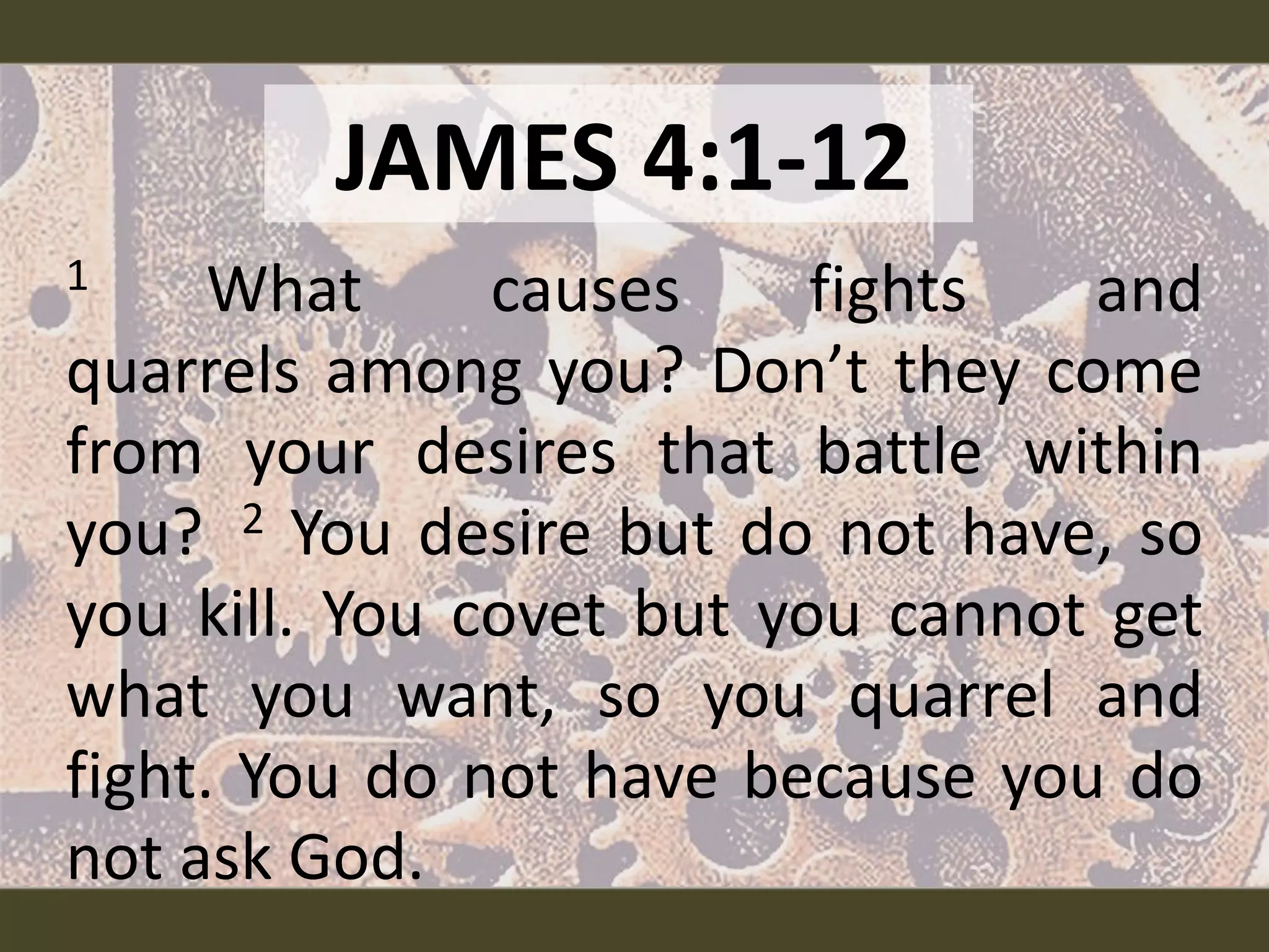 JAMES 11 - JESUS CONFLICT YOUR CONFLICT - PTR ALVIN GUTIERREZ - 4PM ...