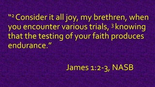 Joyful Through Tribulation | PPTX | Christianity | Religion & Spirituality