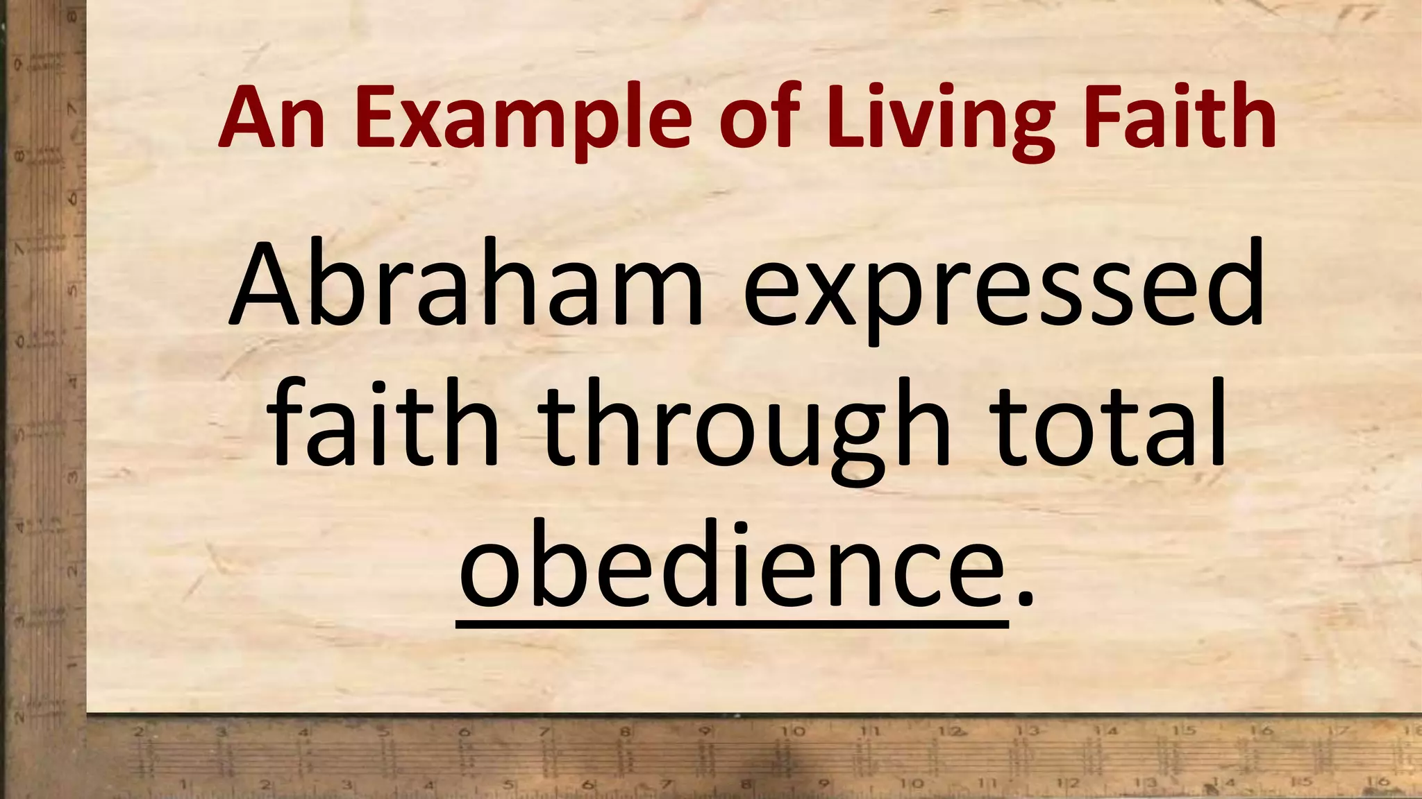 James: Faith that Works: Faith without Works | PPTX