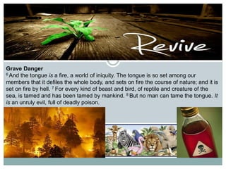 James 3 taming the tongue | PPT