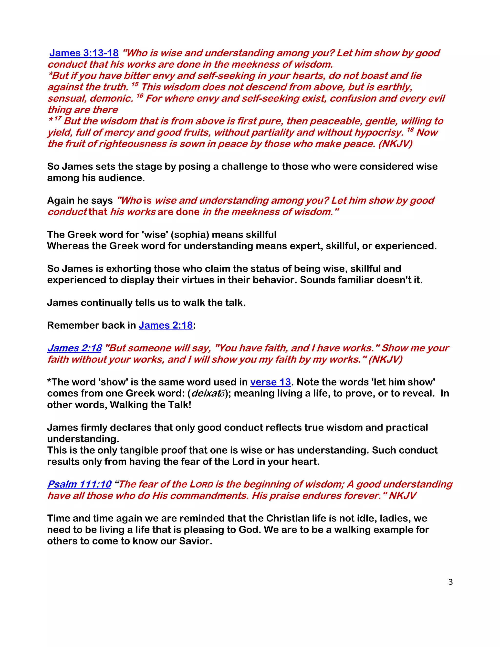 God's Wisdom vs Earthly Wisdom | PDF