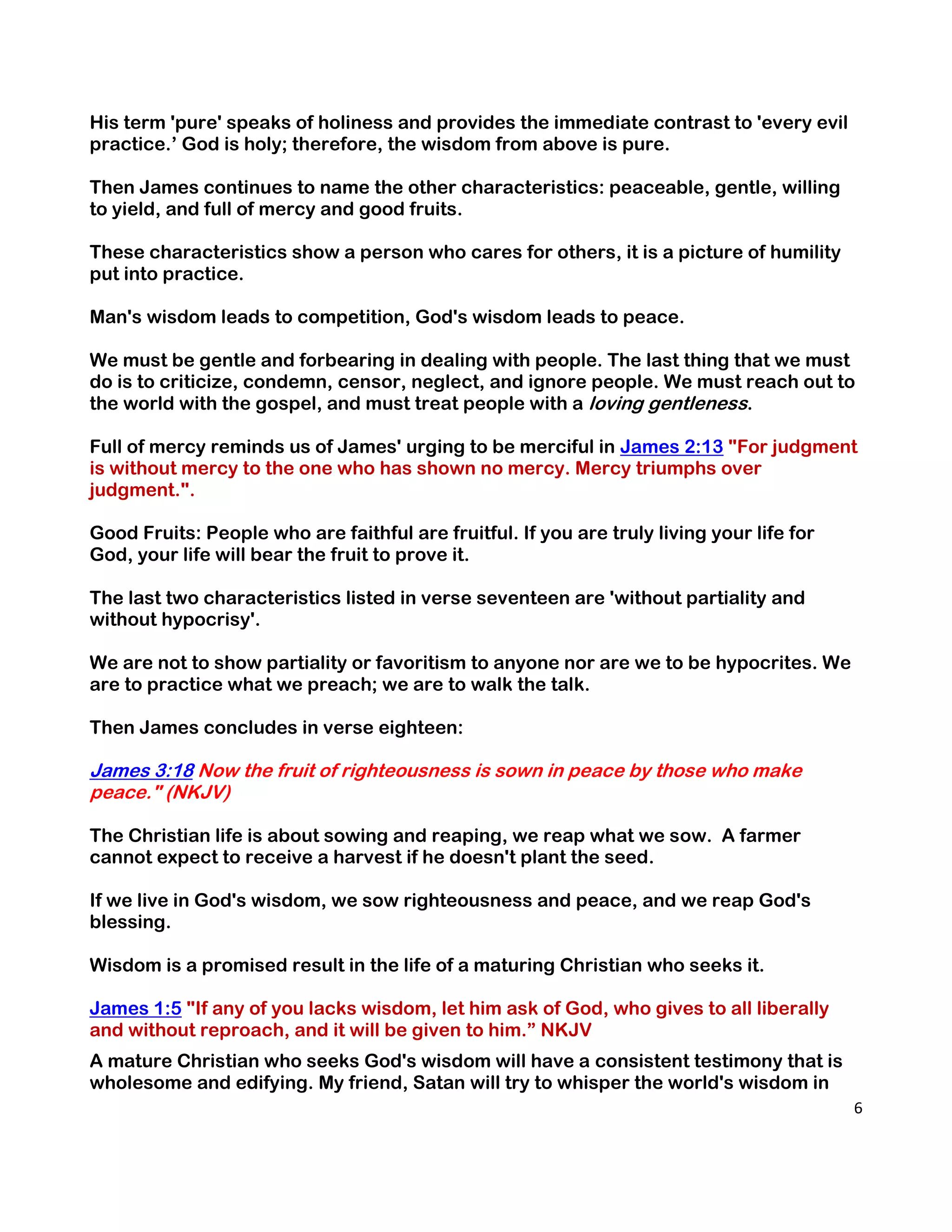 God's Wisdom vs Earthly Wisdom | PDF | Spirituality | Religion ...