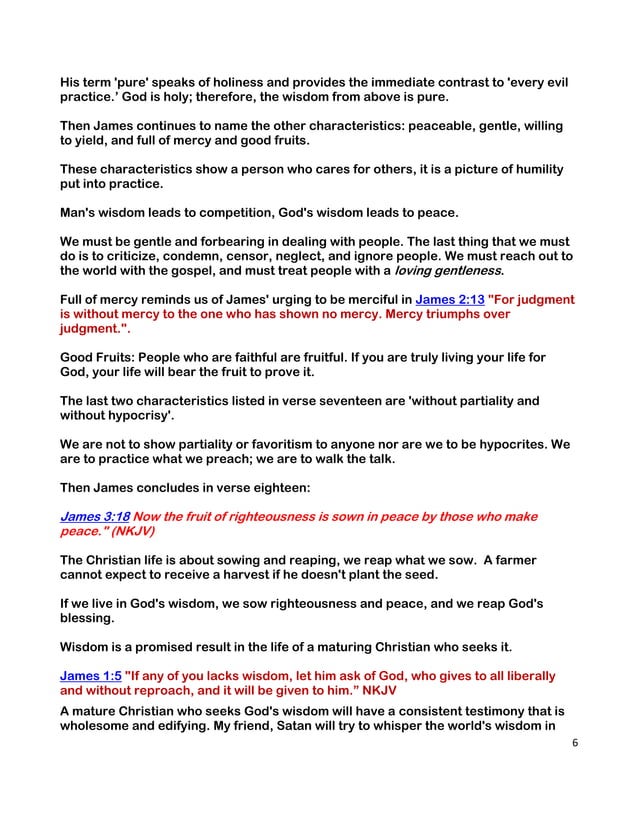 God's Wisdom vs Earthly Wisdom | PDF | Spirituality | Religion ...