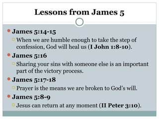 Lessons from James 5 - 3/23/2014 | PPT