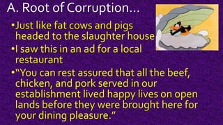 Corruption and Greed | PPTX