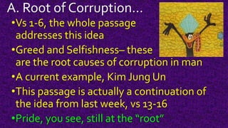 Corruption and Greed | PPTX