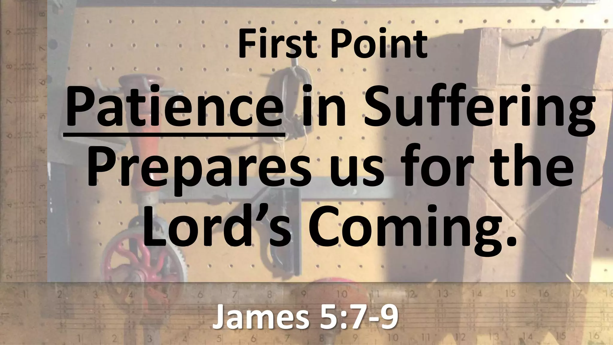 James: Faith that Works: Handling Suffering | PPT