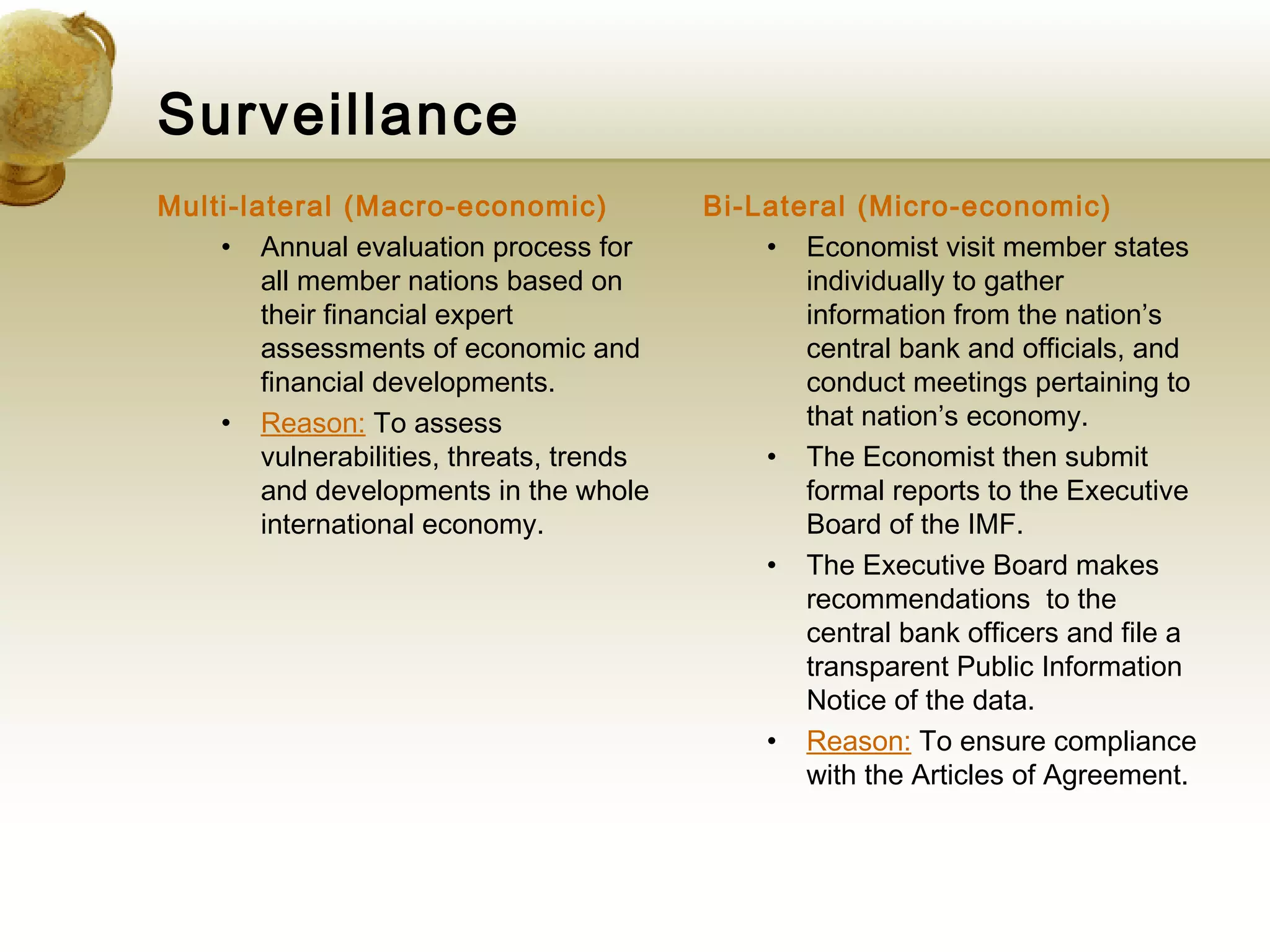 The IMF Structure | PPT