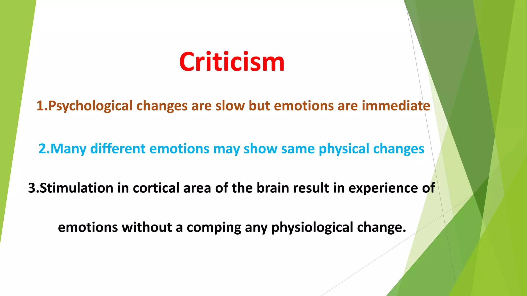 James and lange Theory of Emotion | PPTX