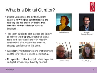 James Baker's slides from the Bloomsbury DH Meeting 30/09/2013 | PPT