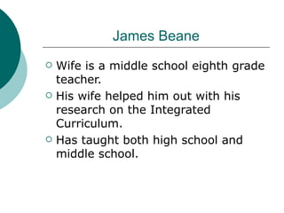 James Beane | PPT