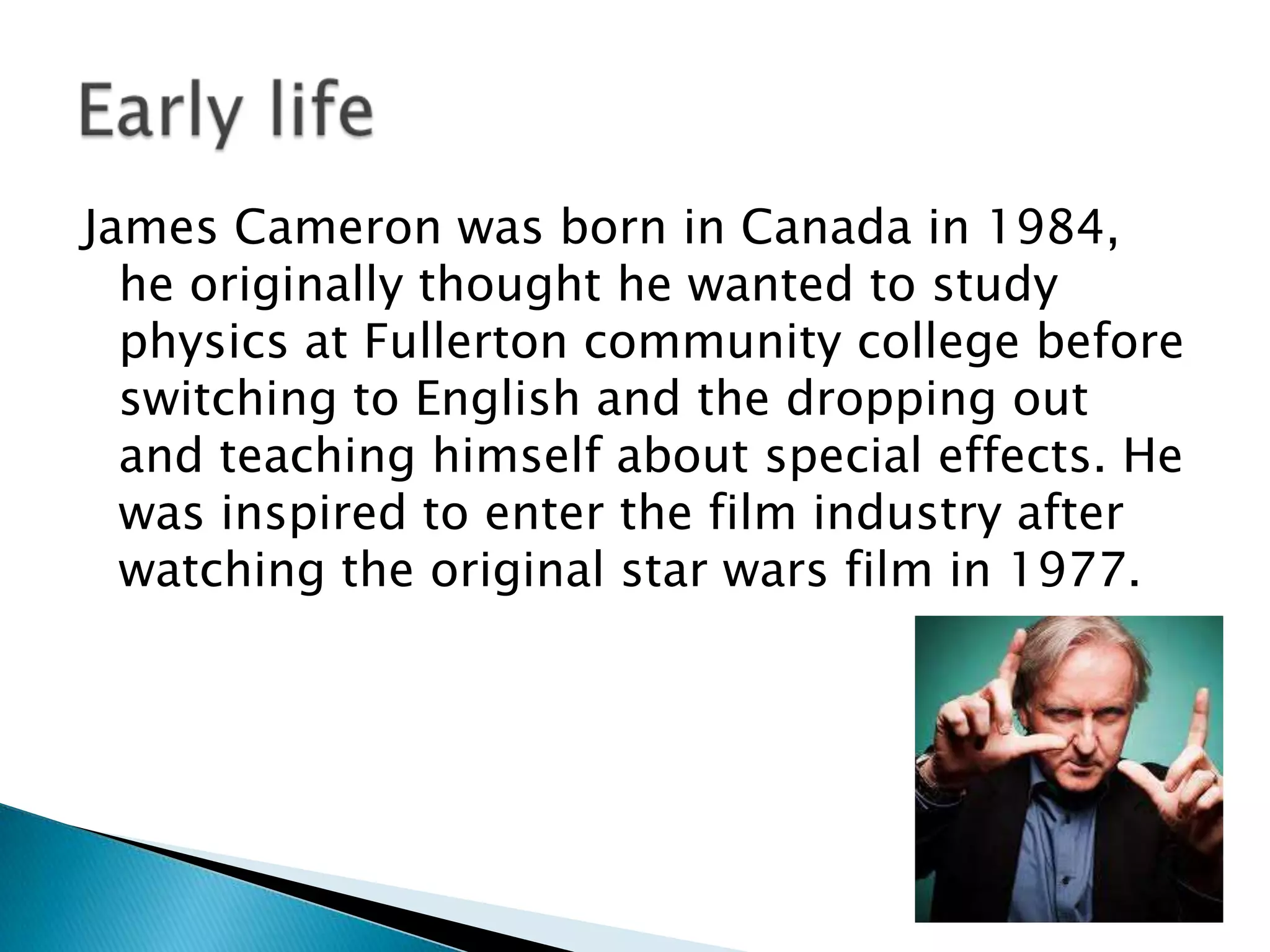James cameron2 | PPT