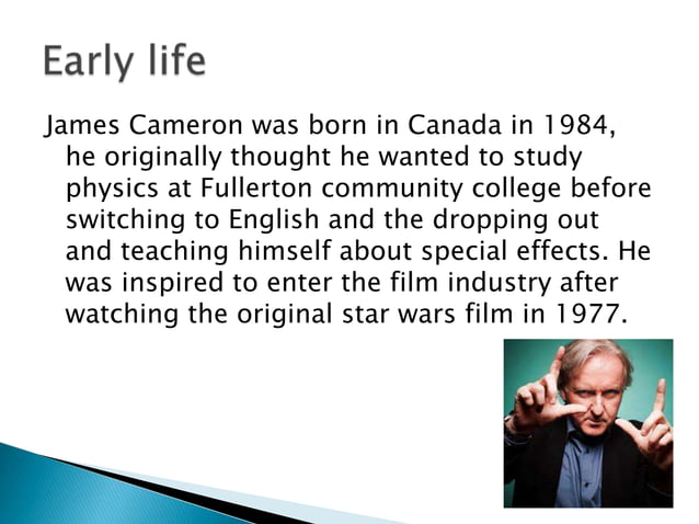 James cameron2 | PPT