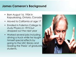 James cameron final project | PPTX