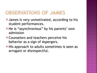 James case study | PPT