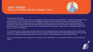 James Colistra Forbes Portfolio of Work 2024 | PPTX