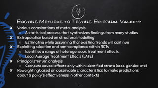 External Validity and Mechanism Mapping | PPT
