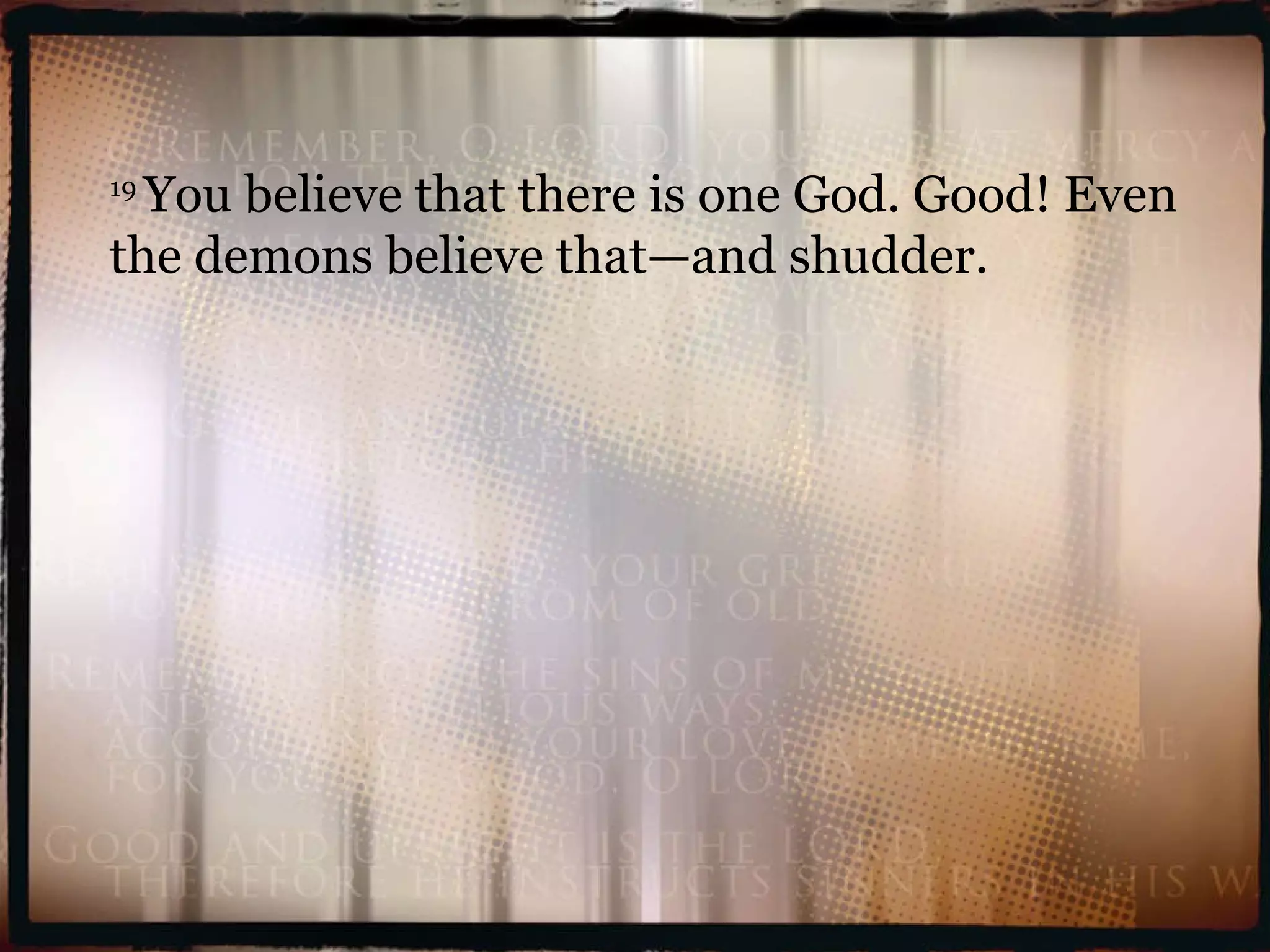 James 2: 14-26: Faith and Deeds | PPT