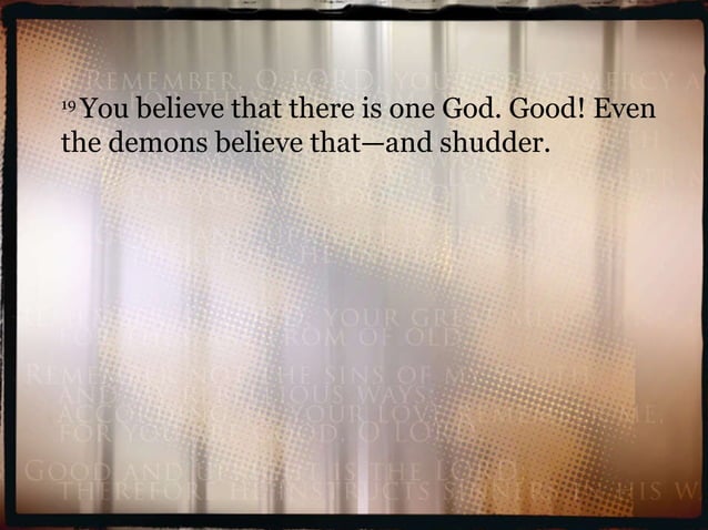 James 2: 14-26: Faith and Deeds | PPT