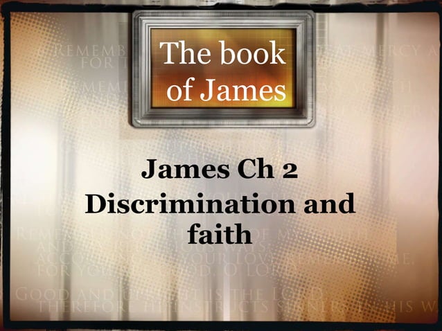 James 2: 14-26: Faith and Deeds | PPT