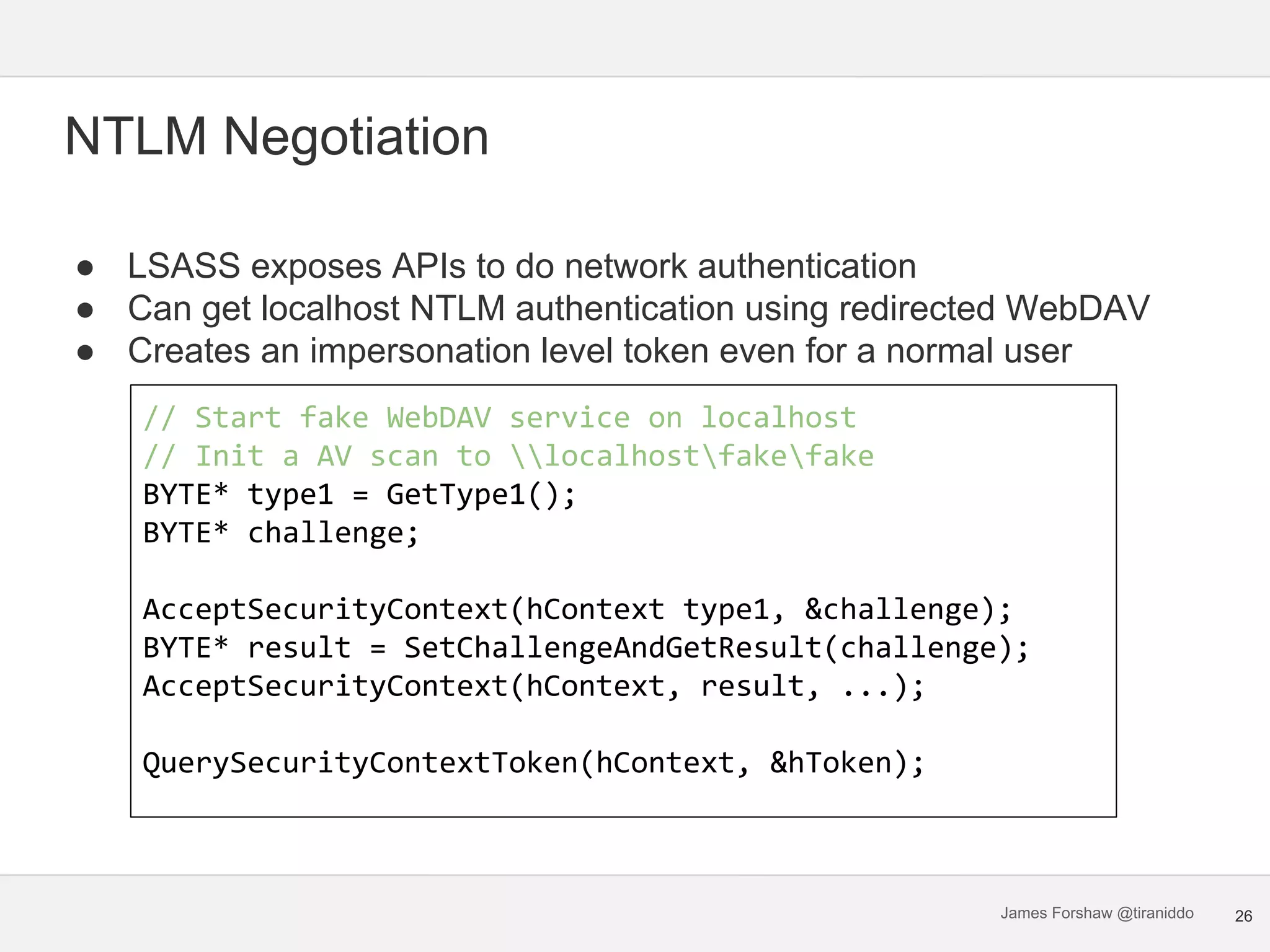 Social Engineering the Windows Kernel by James Forshaw | PDF