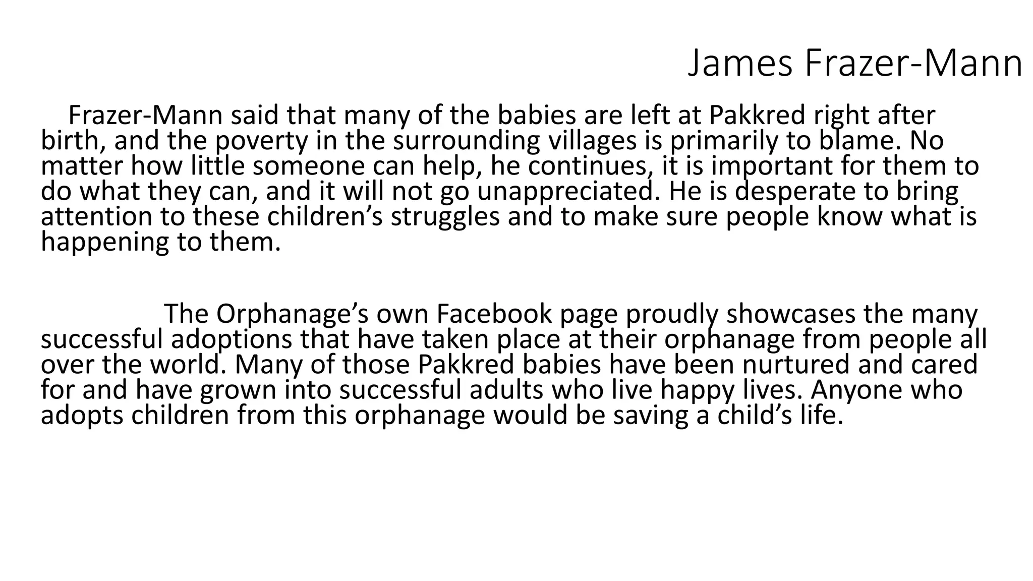 JAMES FRAZER-MANN | PPT