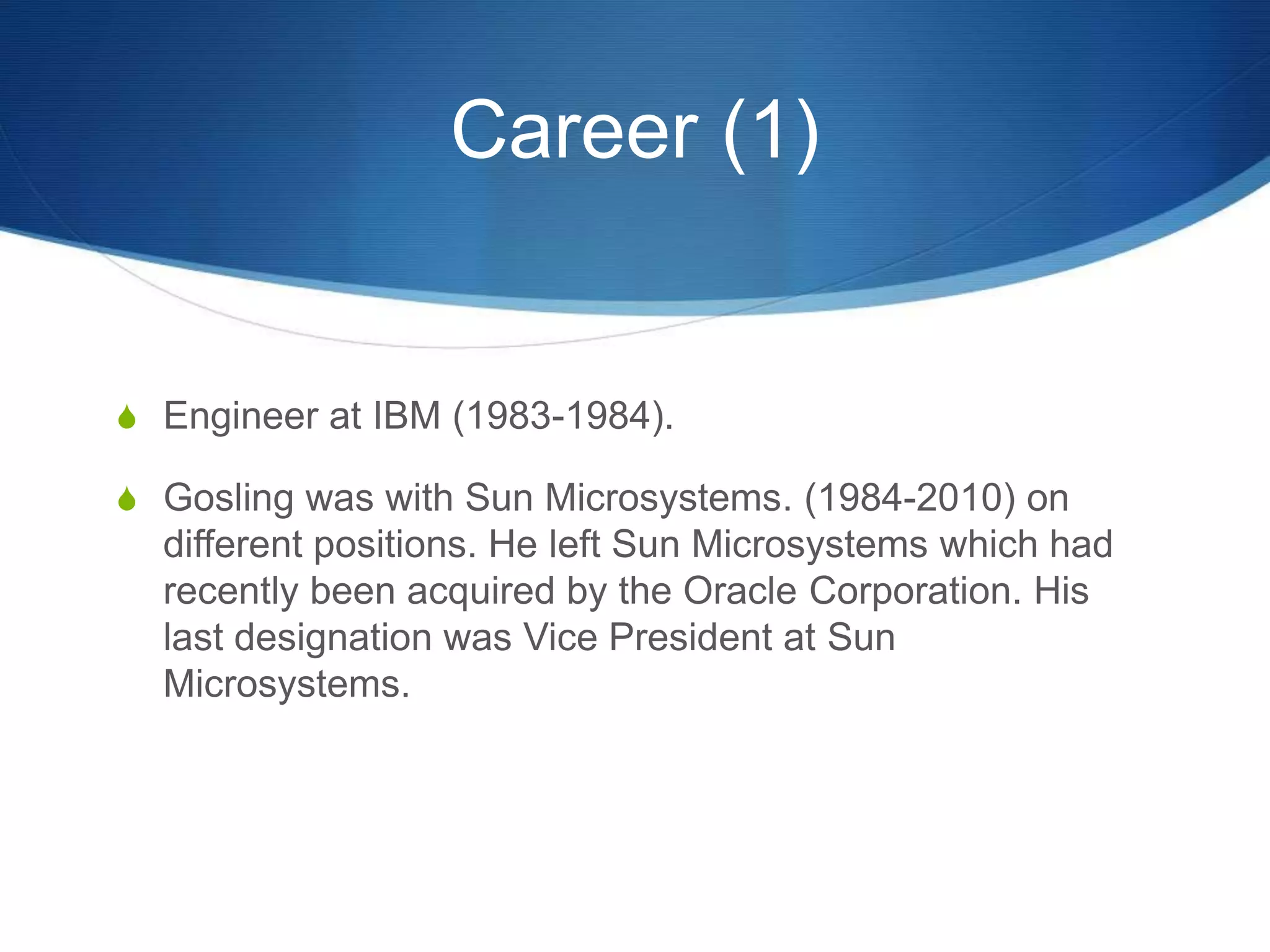 James Gosling | PPTX