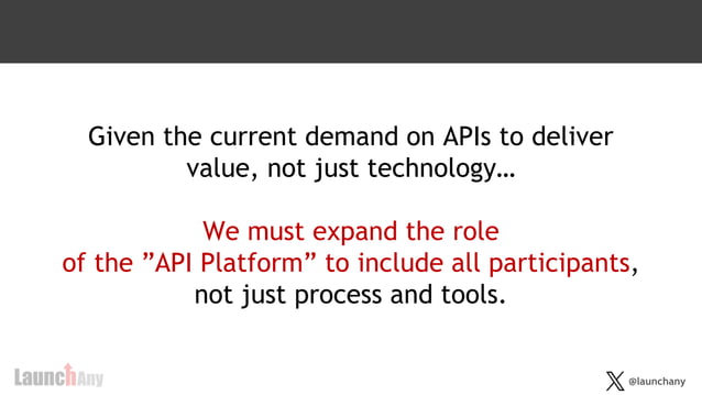 Establish, Grow, and Mature Your API Platform - James Higginbotham ...