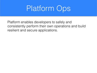 Smart Platform Infrastructure with AWS | PPT