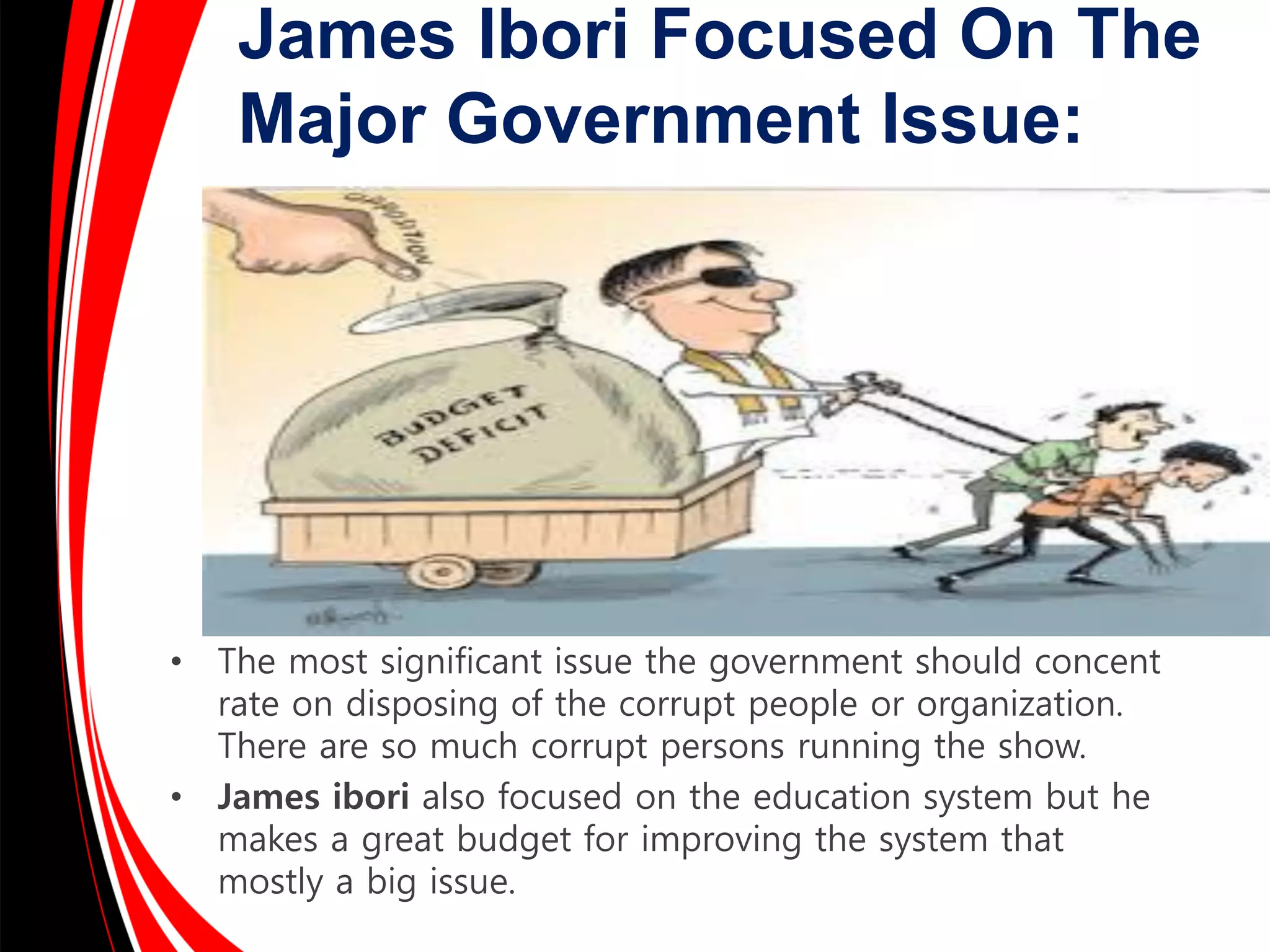 James ibori and his political responsibilities | PPT