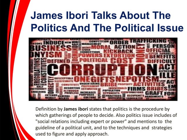 James ibori and his political responsibilities | PPT