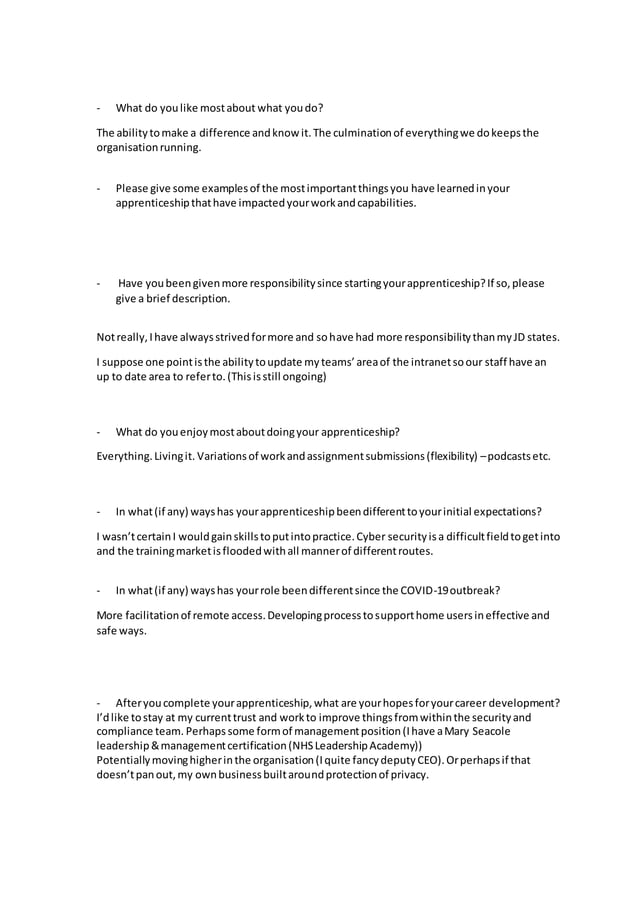 James Jassie - Level 4 Cyber Security Technologist apprentice | DOCX