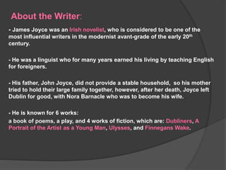 James joyce | PPTX