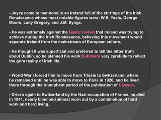 James joyce | PPTX