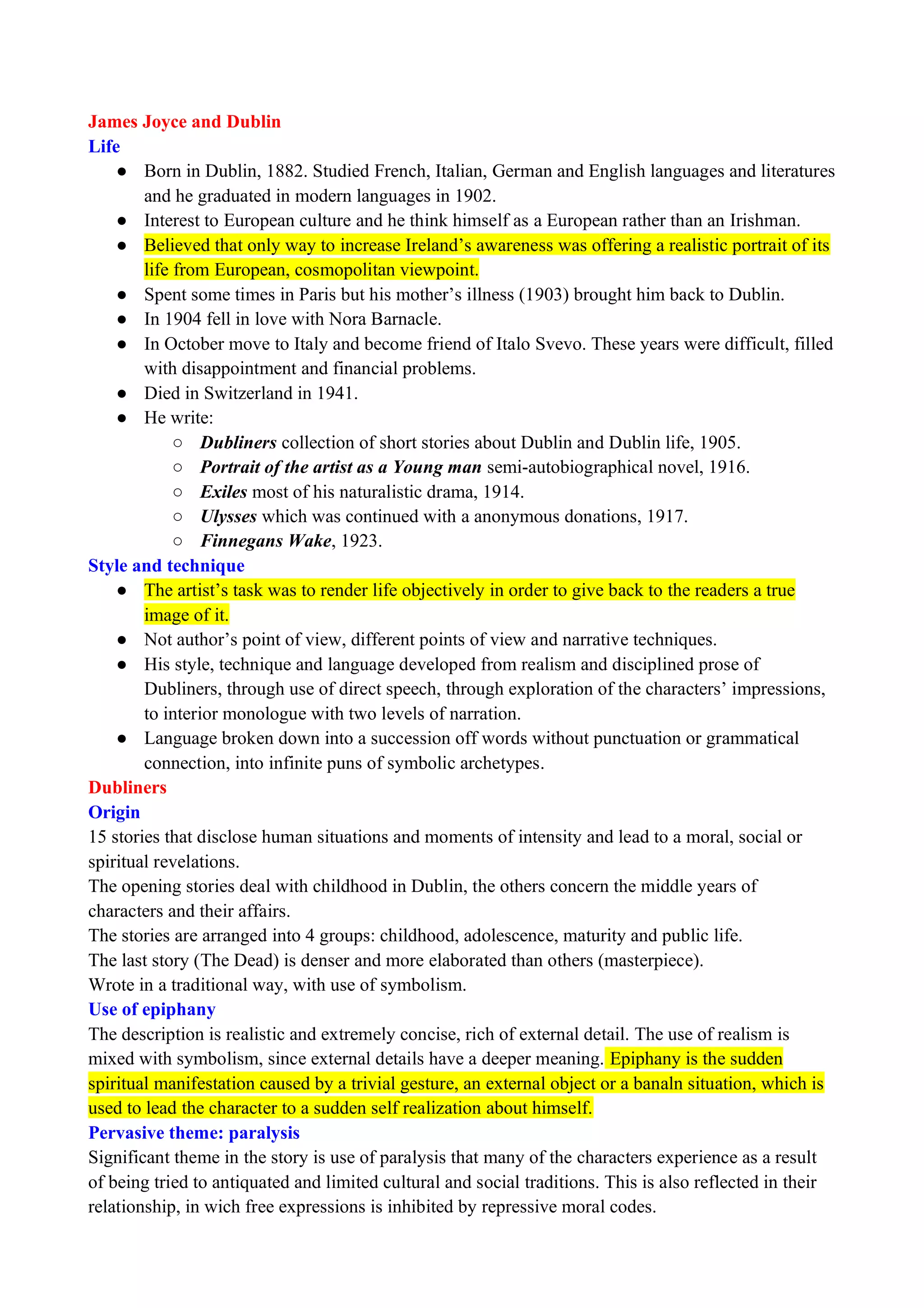 James Joyce | PDF