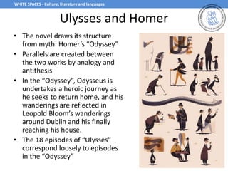 James Joyce, Dubliners and Ulysses.ppt ! | PPTX