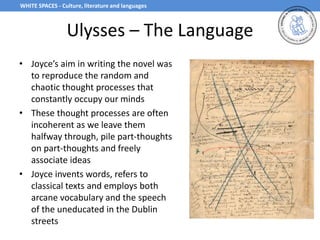 James Joyce, Dubliners and Ulysses.ppt ! | PPT