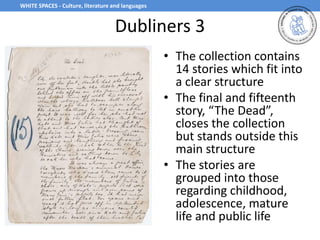 James Joyce, Dubliners and Ulysses.ppt ! | PPTX