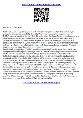 James Joyce Essays | PDF