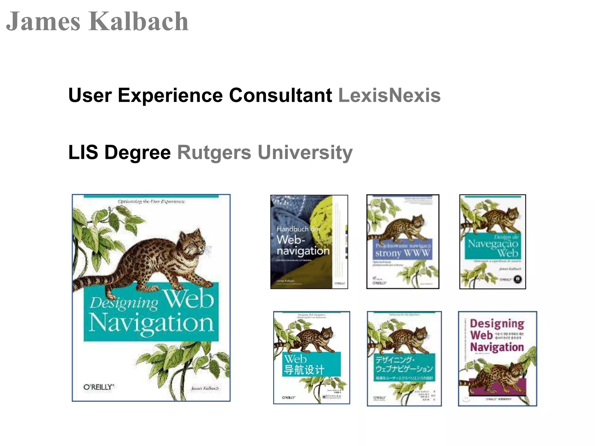 James kalbach alignment diagrams euro ia 2010 | PPT