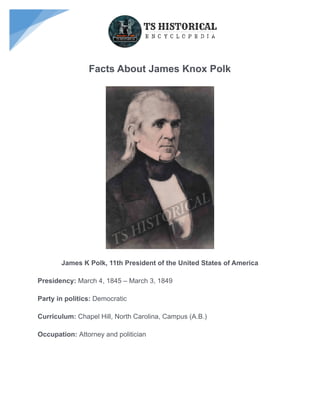 James Knox Polk Pdf - TS HISTORICAL.pdf