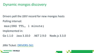 MongoDB World 2019: Writing Fault Tolerant MongoDB Applications | PDF