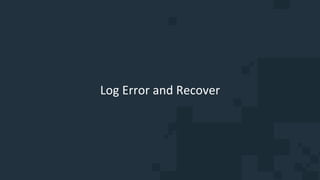 MongoDB World 2019: Writing Fault Tolerant MongoDB Applications | PDF