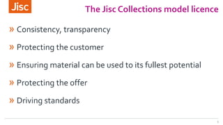 The Jisc Collections model licence | PPT