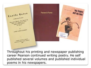 James Larkin Pearson, 1879-1981 | PPT