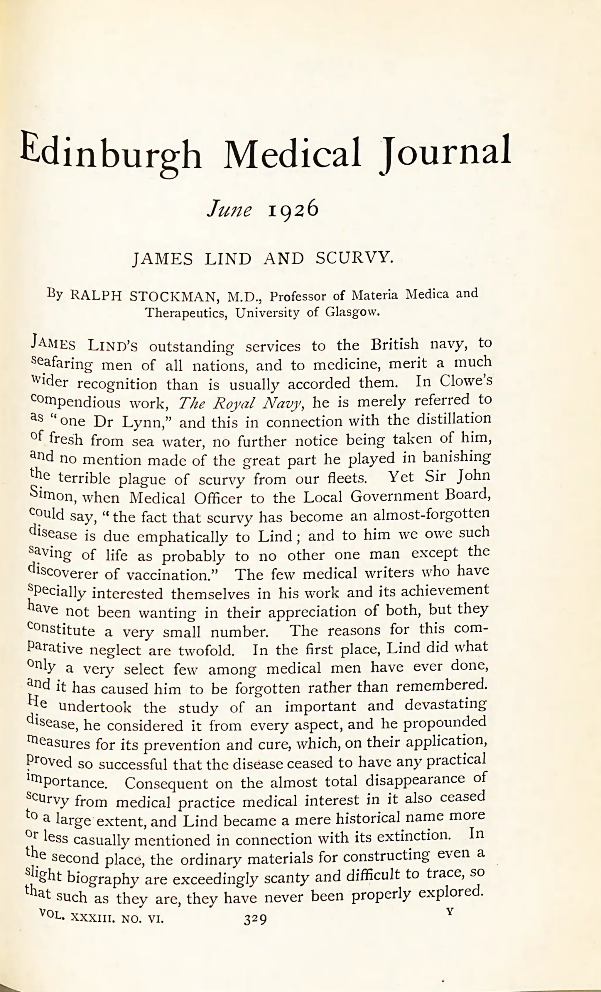 James Lind and scurvy Medical Journal.pdf