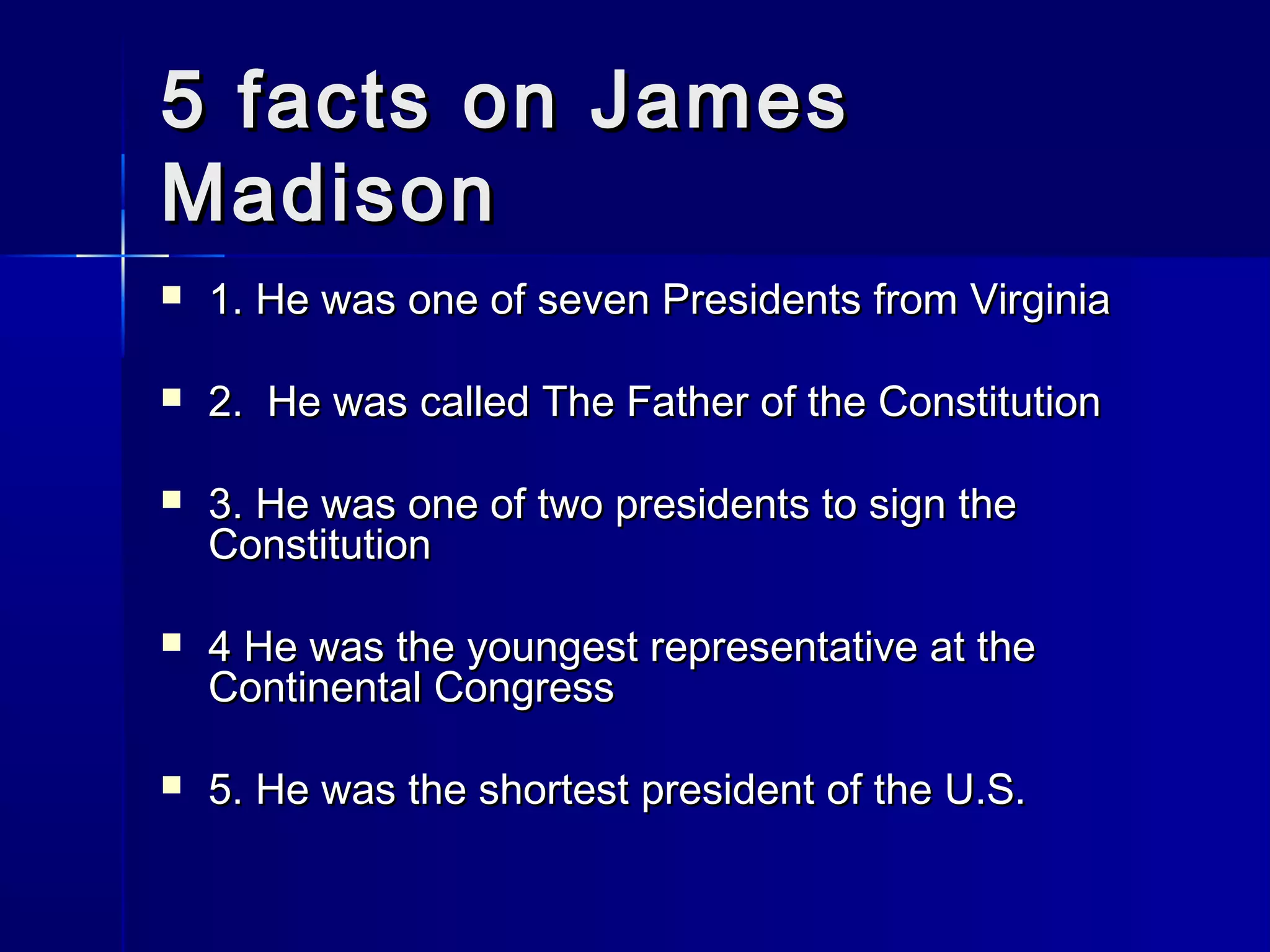James madison | PPT
