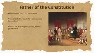 James Madison: Father of the Constitution and Leader During the War of ...